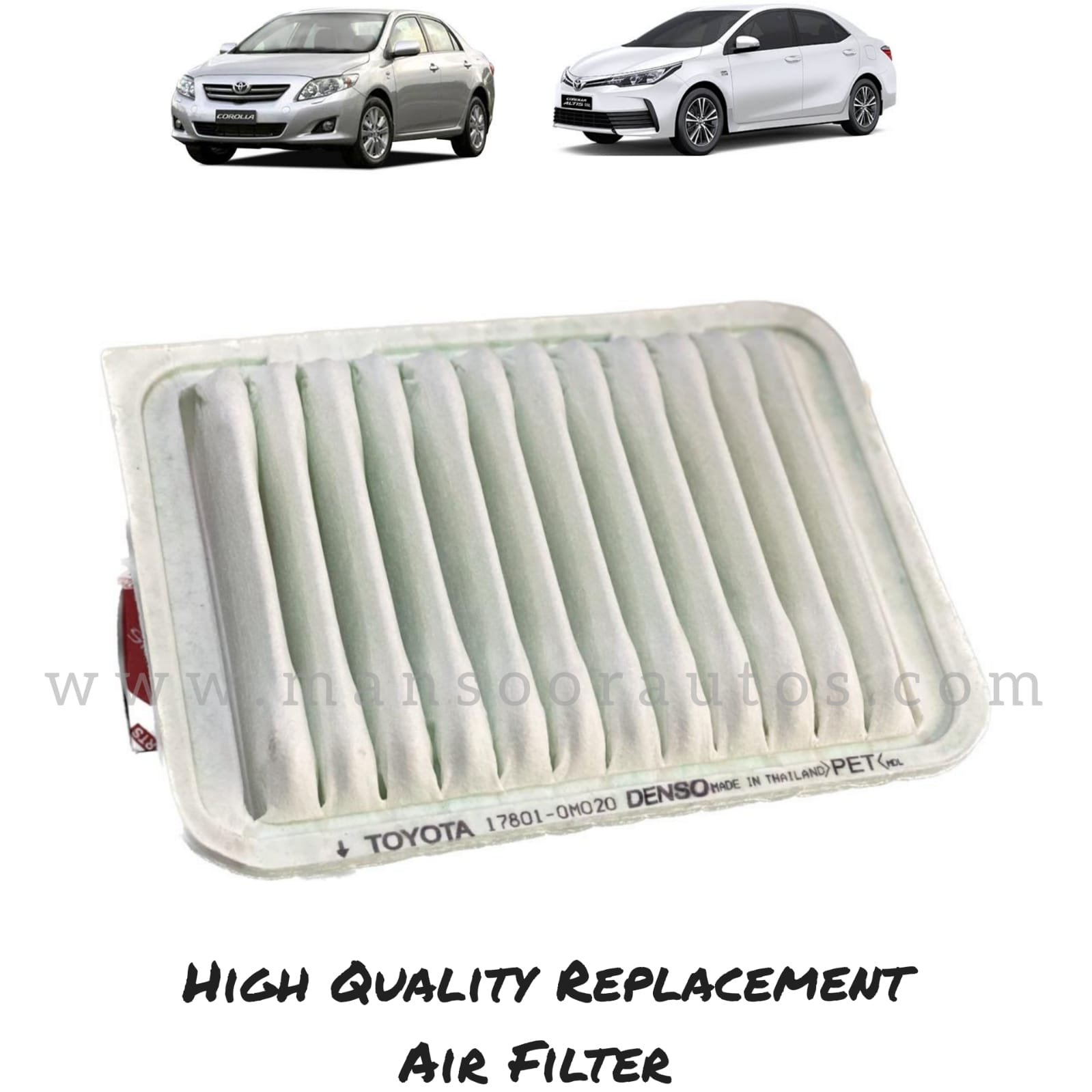 Toyota corolla air filter store